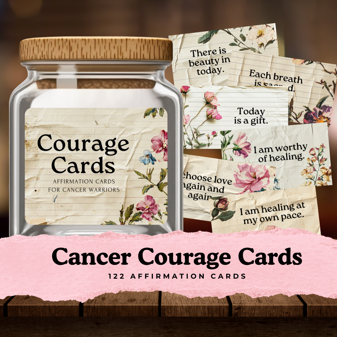 Cancer Courage Affirmation Card Jar - Krysti Turznik - Member Center